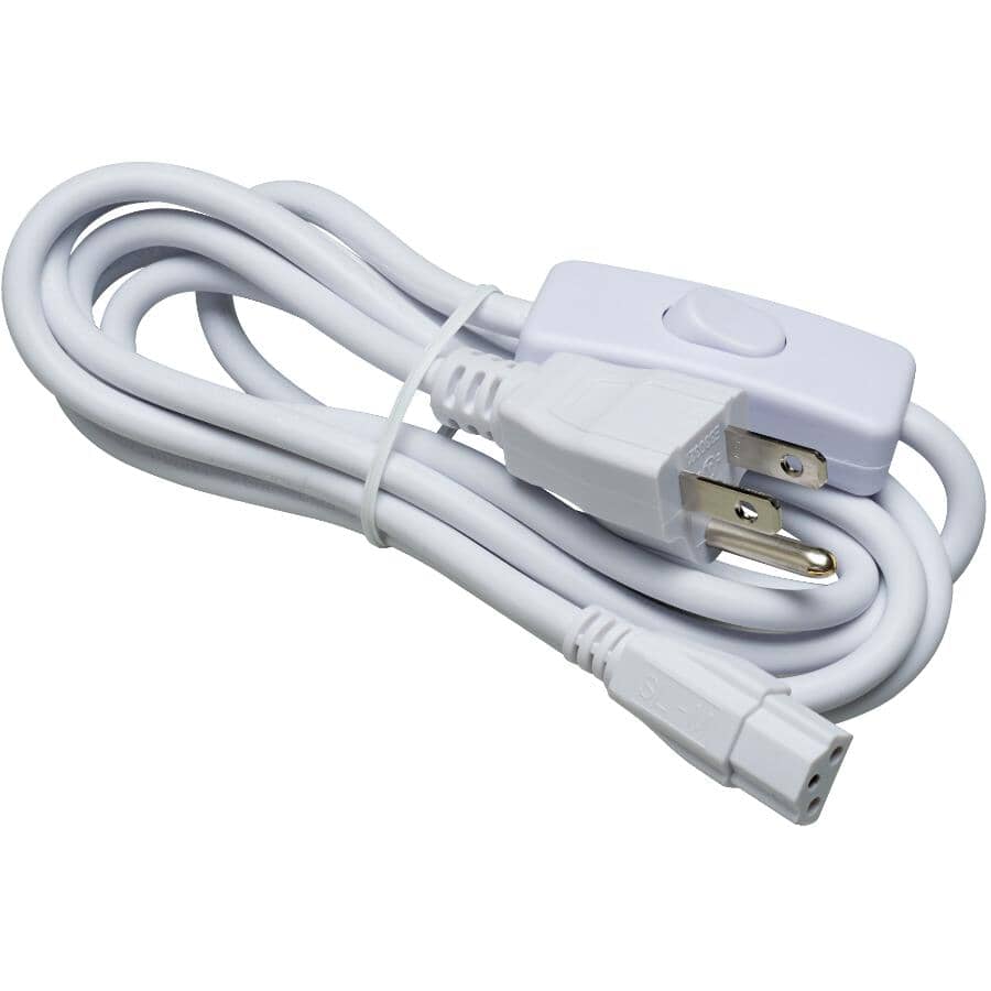 LITELINE 6' Power Cord with Switch for LED Bar or Fluoro Bar Systems ...