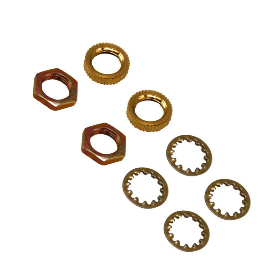 ATRON 8 Pack Lamp Locknuts, Assorted Styles | Home Hardware