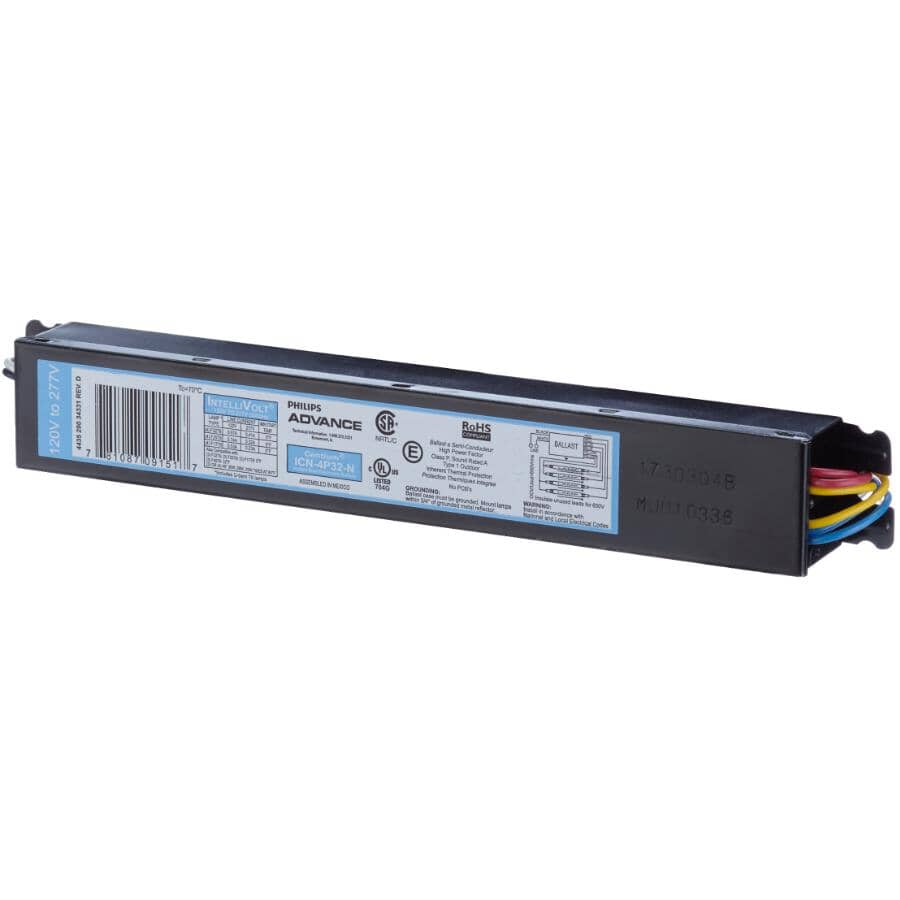 PHILIPS 4 x 4' 3 or 4 Lamp T8 Electronic Ballast | Home Hardware