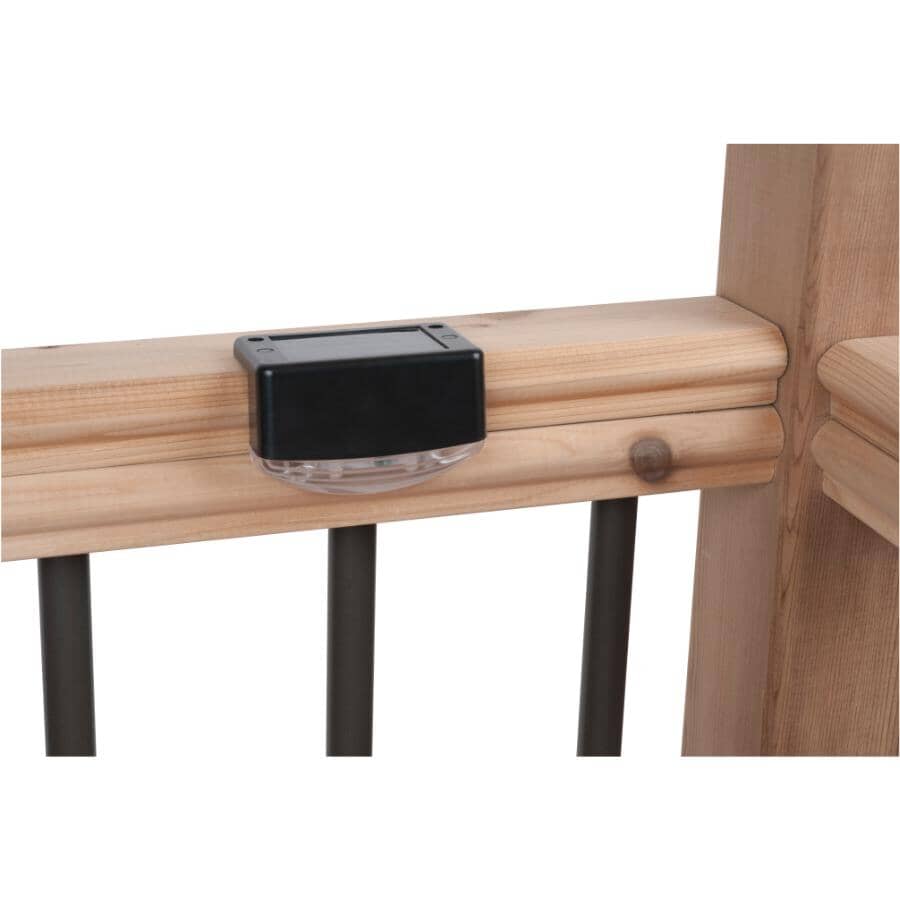 MOONRAYS Railing Mount Solar Deck Lights | Home Hardware
