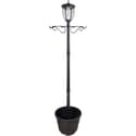 MOONRAYS 85" High Output Solar Lamp Post, with Planter | Home Hardware
