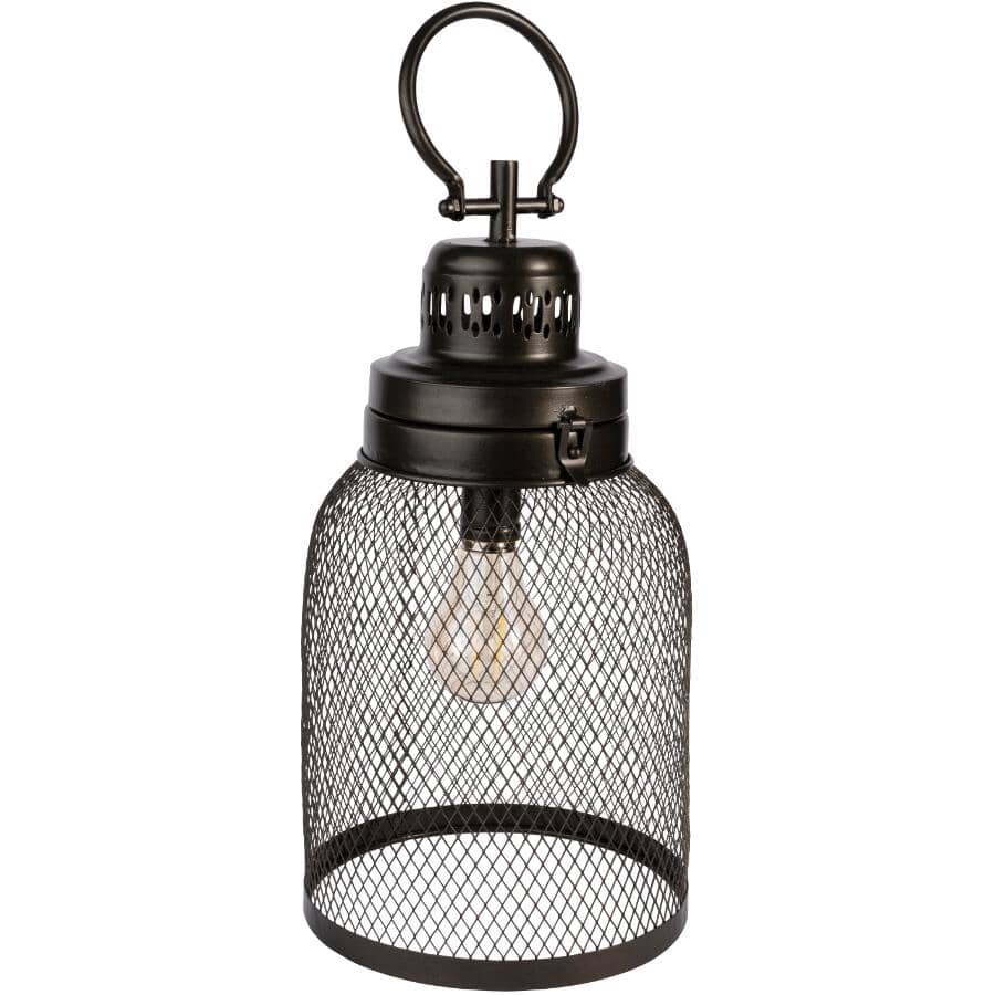 MOONRAYS 14.5" Bronze Metal Mesh Hanging Light | Home Hardware