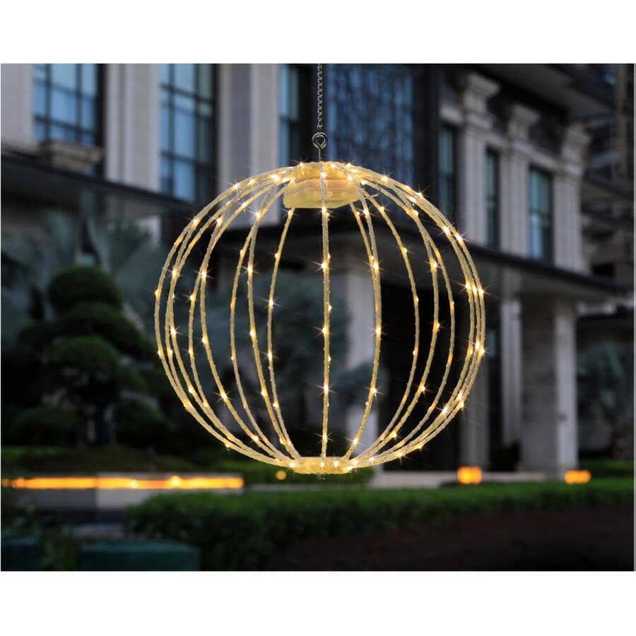 INSTYLE OUTDOOR 16" Hanging Sphere Light, with Timer | Home Hardware