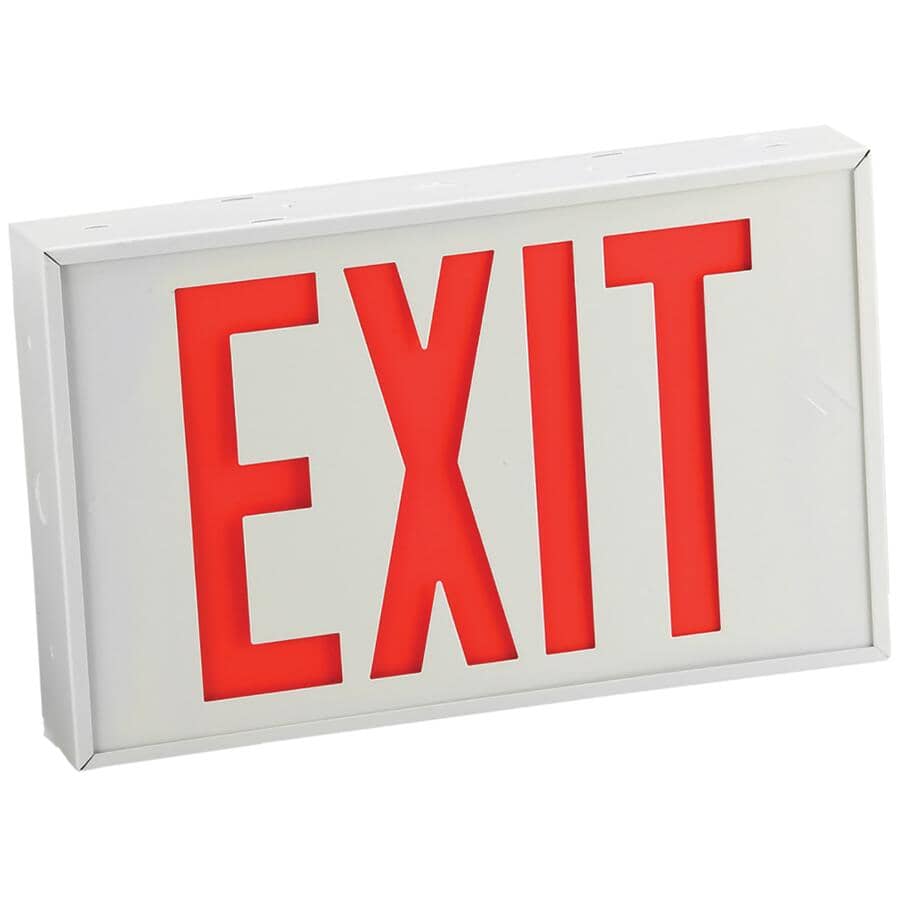 EMERGI-LITE LED English Exit Sign Light Fixture | Home Hardware