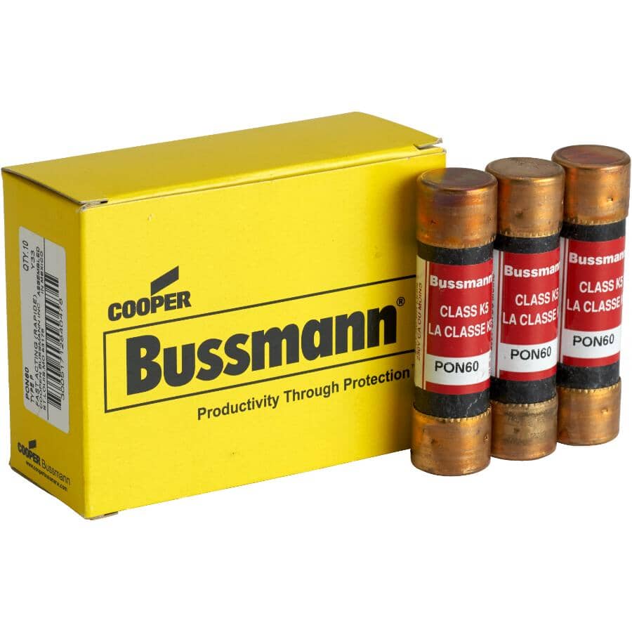 BUSSMANN Bulk 60 Amp Cartridge P Fuse | Home Hardware