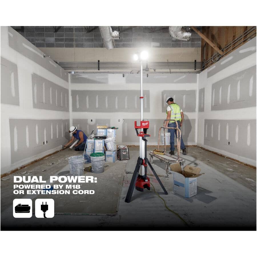 MILWAUKEE M18 Rocket Tower Light & Charger | Home Hardware