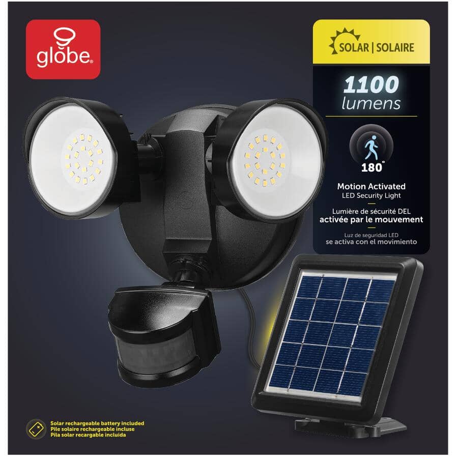 GLOBE ELECTRIC Solar Motion LED Security Light | Home Hardware