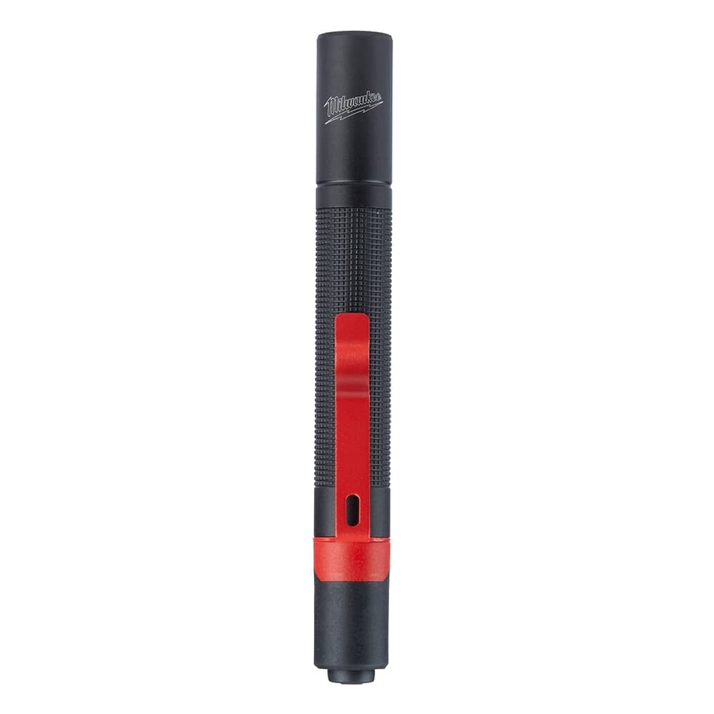 MILWAUKEE 100 Lumens LED Penlight with Clip + 2 AAA Batteries | Home ...