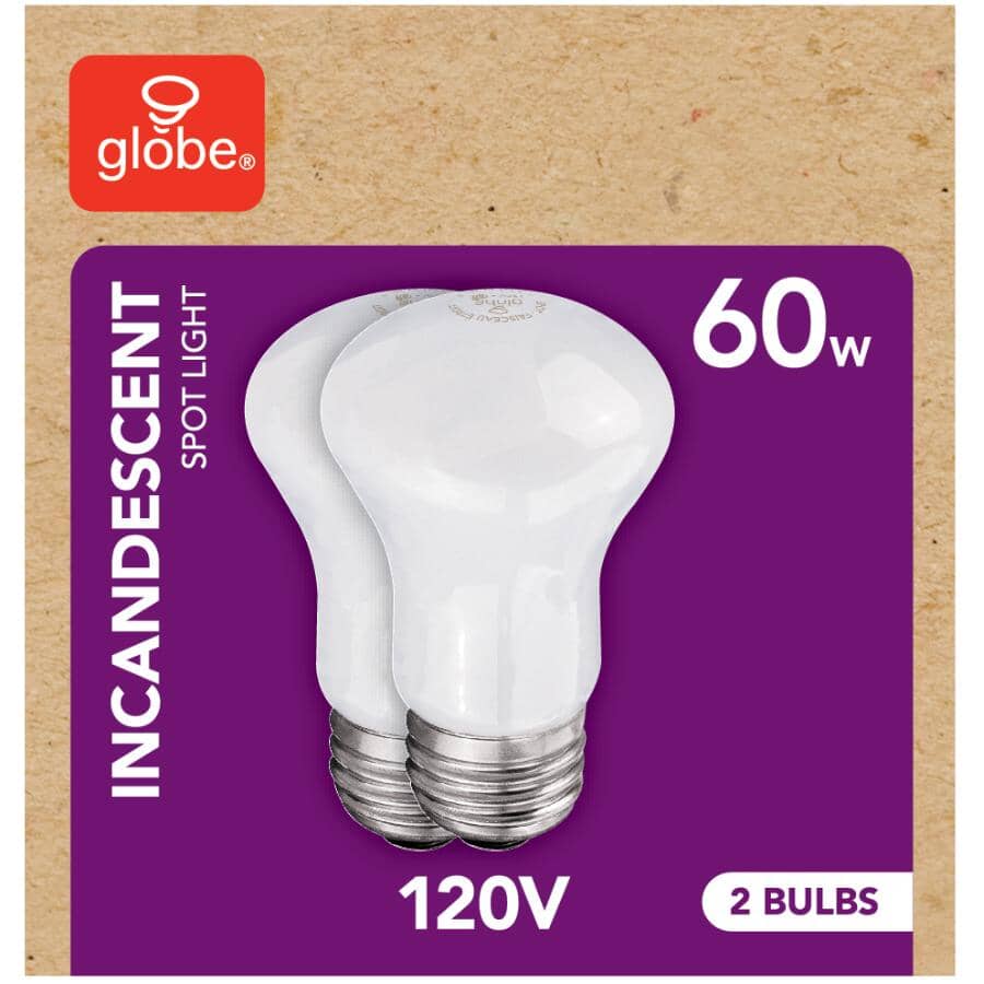GLOBE ELECTRIC 60W R16 Medium Base Spot Light Bulbs | Home Hardware