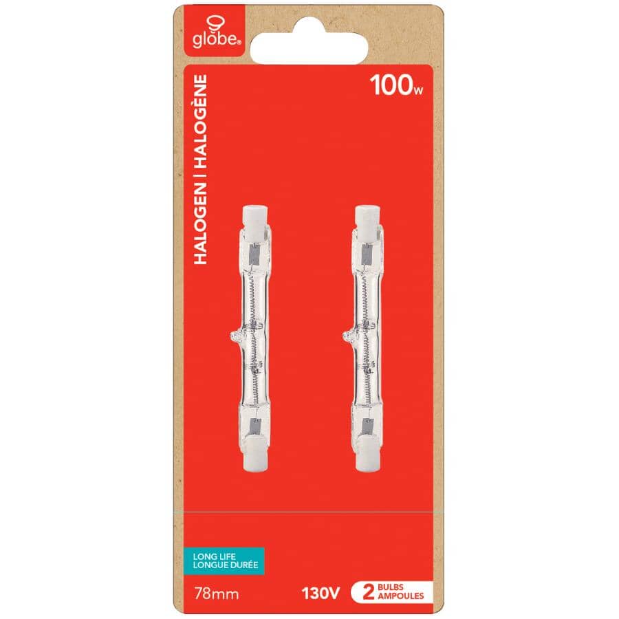GLOBE ELECTRIC 100W T3 RSC Base Halogen Light Bulbs | Home Hardware