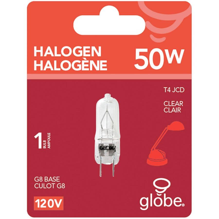 GLOBE ELECTRIC 50W T4 Capsule G8 Base Halogen Light Bulb | Home Hardware
