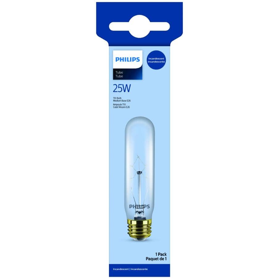 PHILIPS 25W T10 Medium Base Clear Appliance Light bulb | Home Hardware