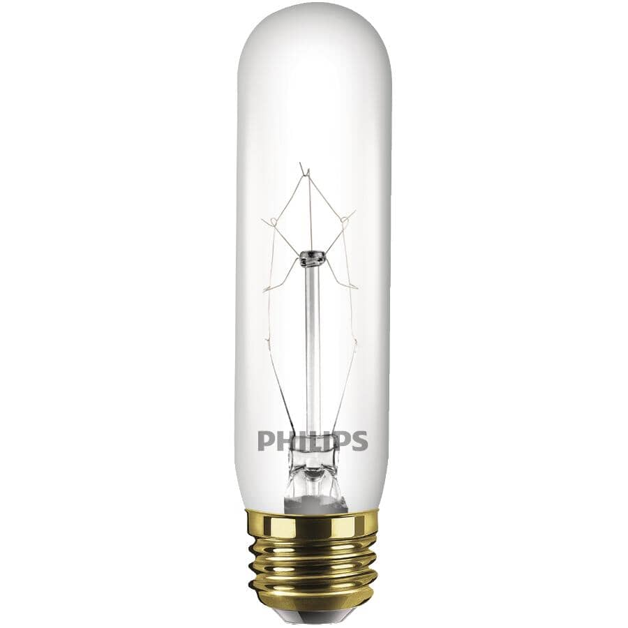 PHILIPS 40W T10 Medium Base Clear Appliance Light Bulb | Home Hardware