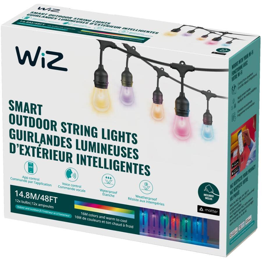 WIZ Smart Outdoor String Lights | Home Hardware
