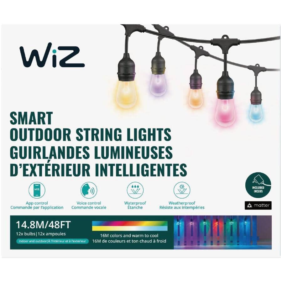 WIZ Smart Outdoor String Lights | Home Hardware