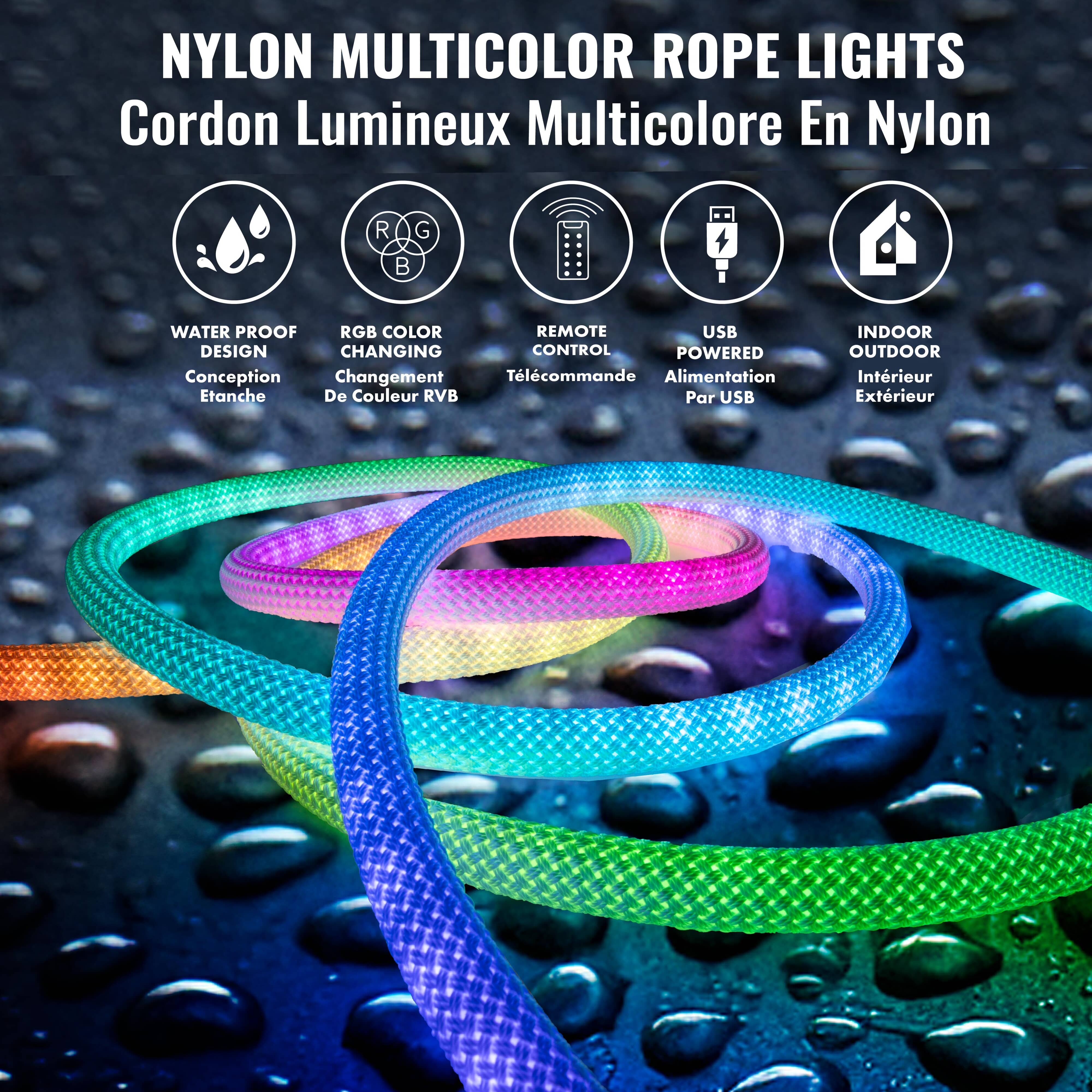 BELL & HOWELL Nylon Multi-Colour Rope Lights | Home Hardware
