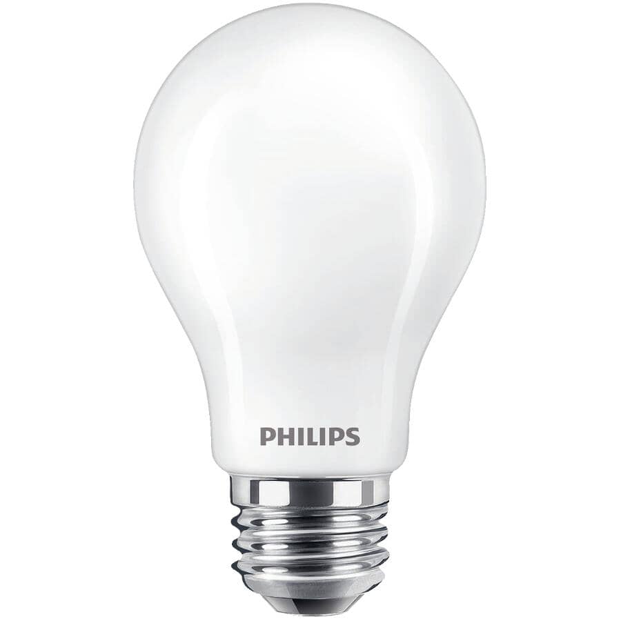 PHILIPS 8W A19 Medium Base Daylight Dimmable LED Light Bulbs | Home ...