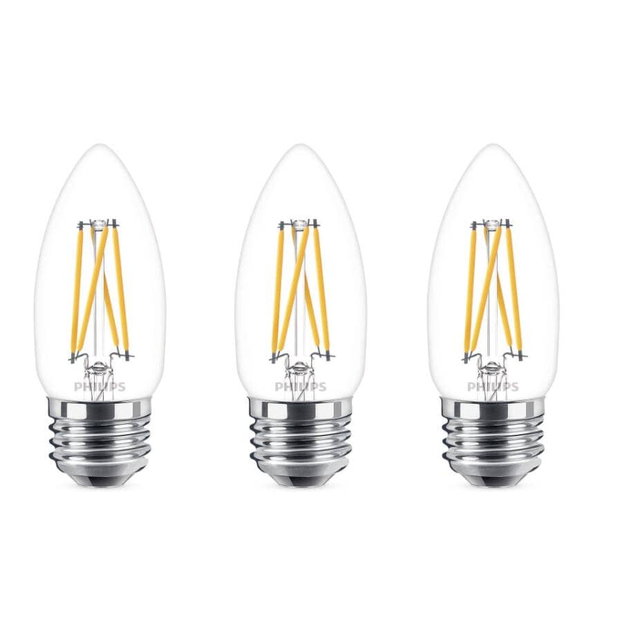 PHILIPS 5W B11 Medium Base Soft White Warm Glow Dimmable LED Light Bulbs | Home Hardware