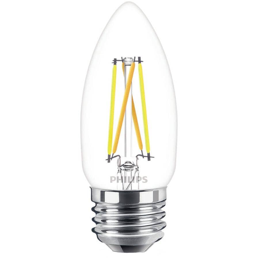 PHILIPS 3.5W B11 Medium Base Soft White Warm Glow Dimmable LED Light Bulbs | Home Hardware