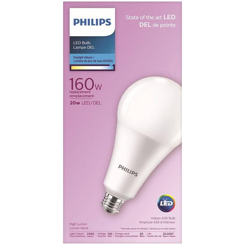 Philips 20W Daylight High Lumen LED Light Bulb | Home Hardware