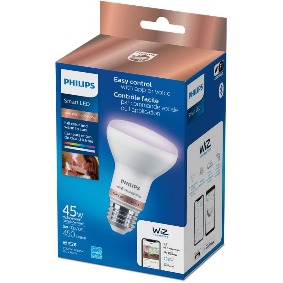 WIZ 5W R20 Full Colour & Tunable Smart LED Light Bulb | Home Hardware