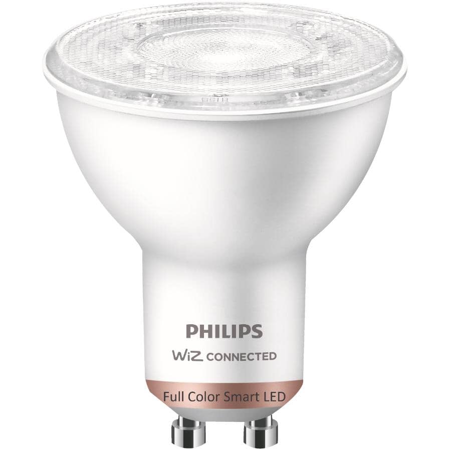 WIZ 4.9W GU10 Full Colour & Tunable Smart LED Light Bulbs | Home Hardware