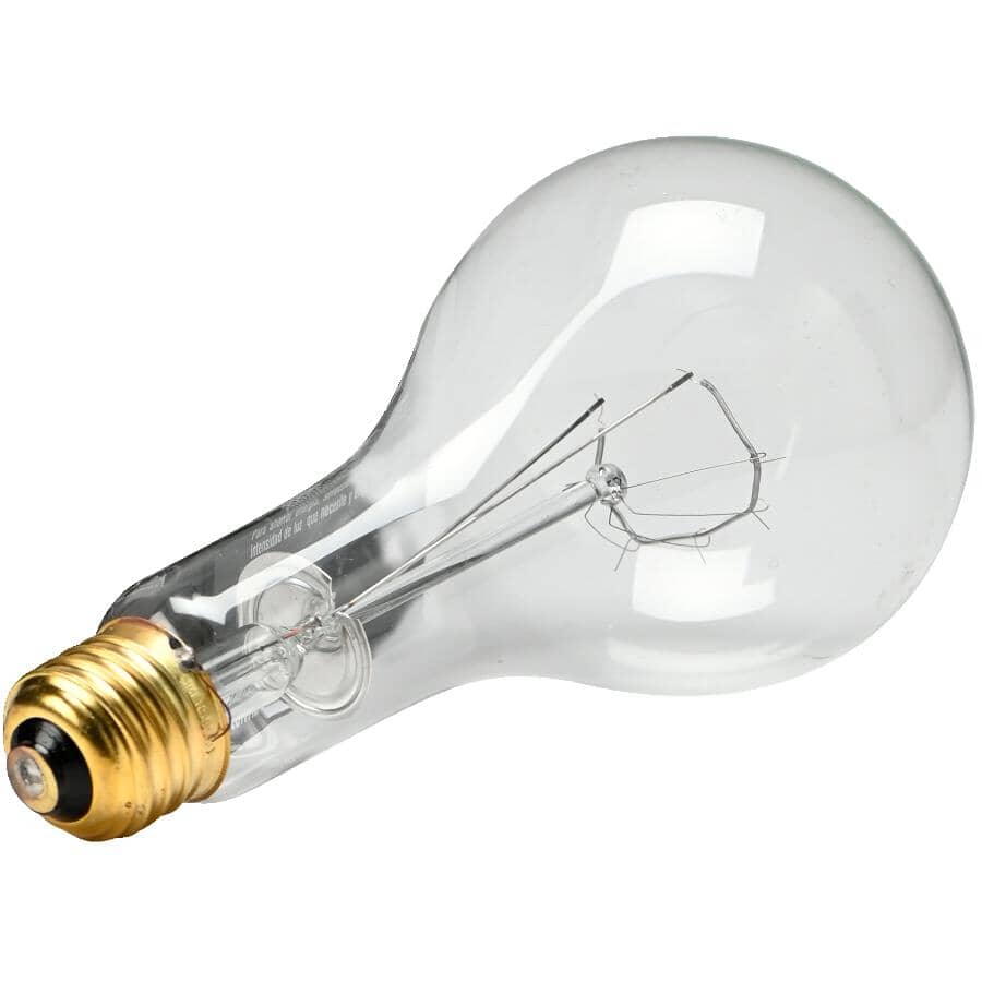 PHILIPS 300W PS25 Medium Base Clear Light Bulb | Home Hardware
