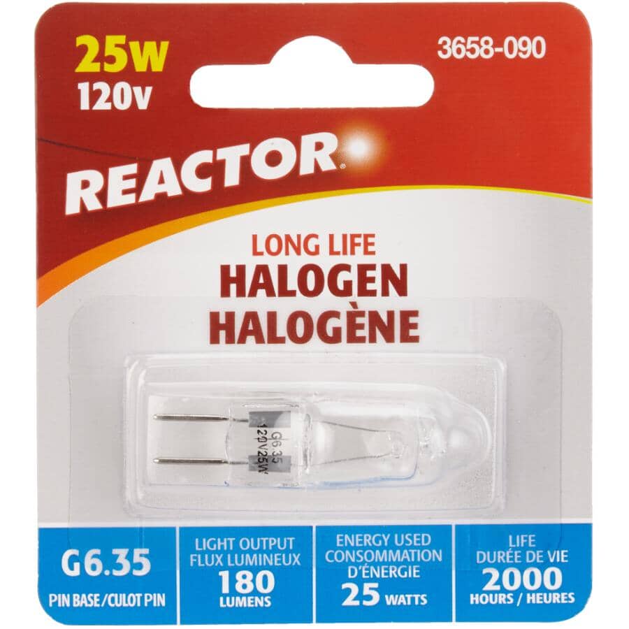 Reactor 25W T4 Capsule G6.35 Base Halogen Light Bulb | Home Hardware