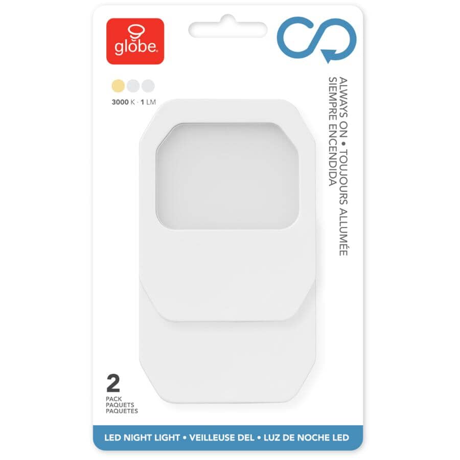 GLOBE ELECTRIC LED Always-On Night-Light | Home Hardware
