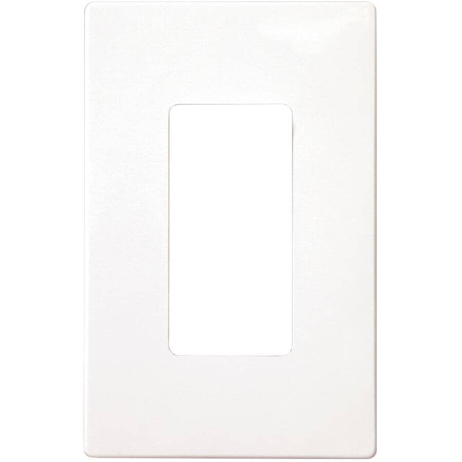 EATON White 1-Gang Decorator Screwless Wall Plate | Home Hardware