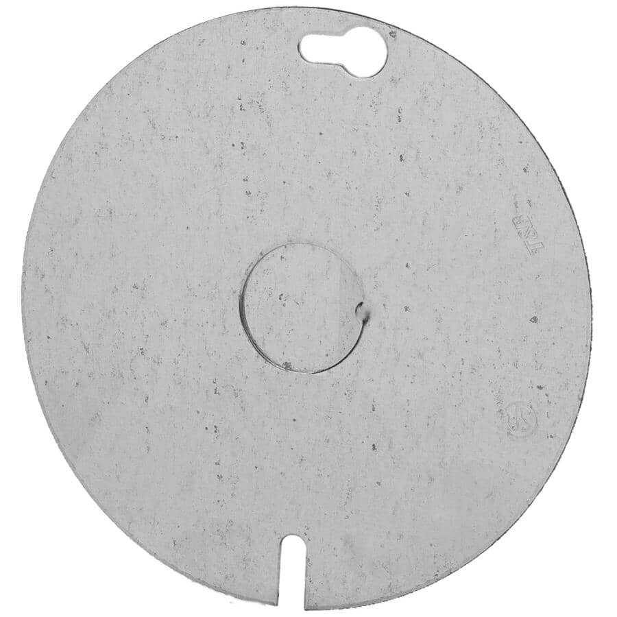 IBERVILLE Octagon Receptacle Cover with Knockout | Home Hardware