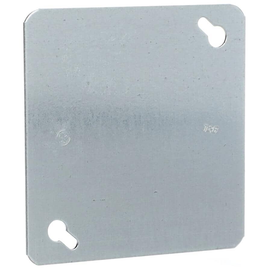 IBERVILLE 4" Square Blank Receptacle Cover | Home Hardware