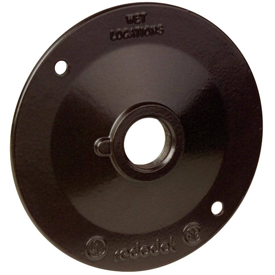 RED DOT 1 Hole Bronze Lampholder Cover | Home Hardware
