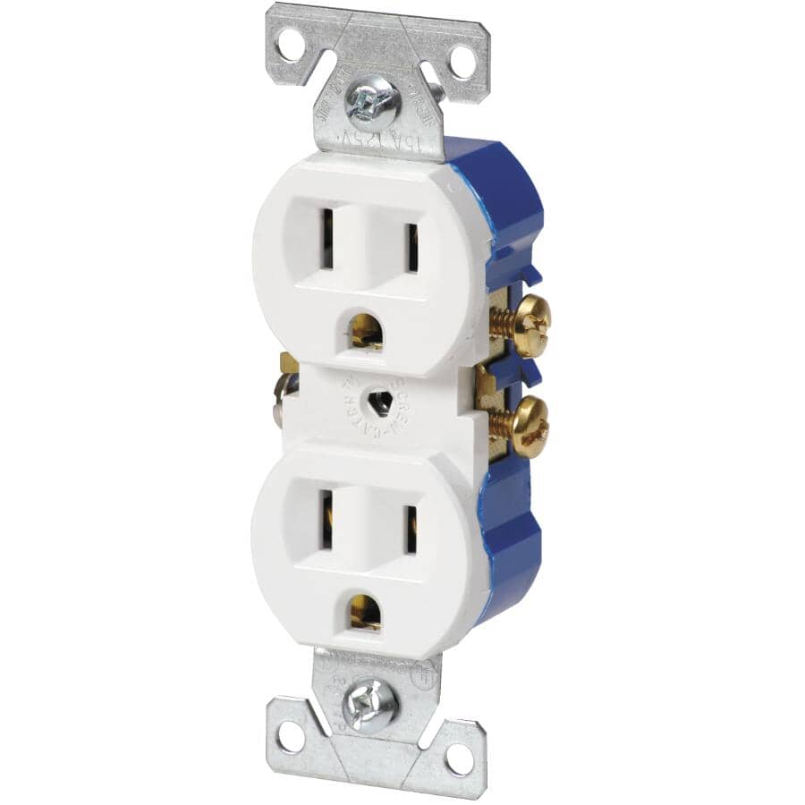 EATON White Duplex Receptacle | Home Hardware