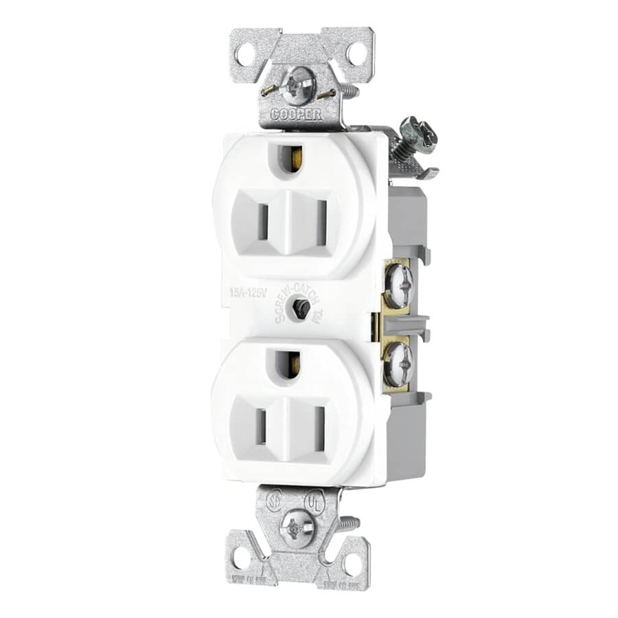 EATON Heavy Duty White Side Wire Receptacle | Home Hardware