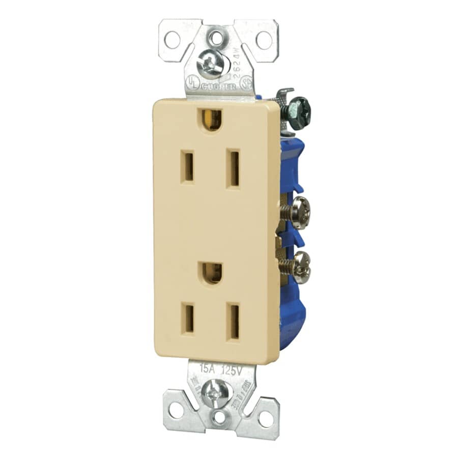 EATON Ivory Decorator Receptacle | Home Hardware