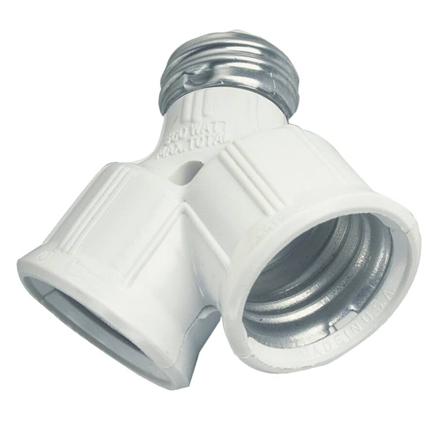 EATON White Twin Light Socket | Home Hardware