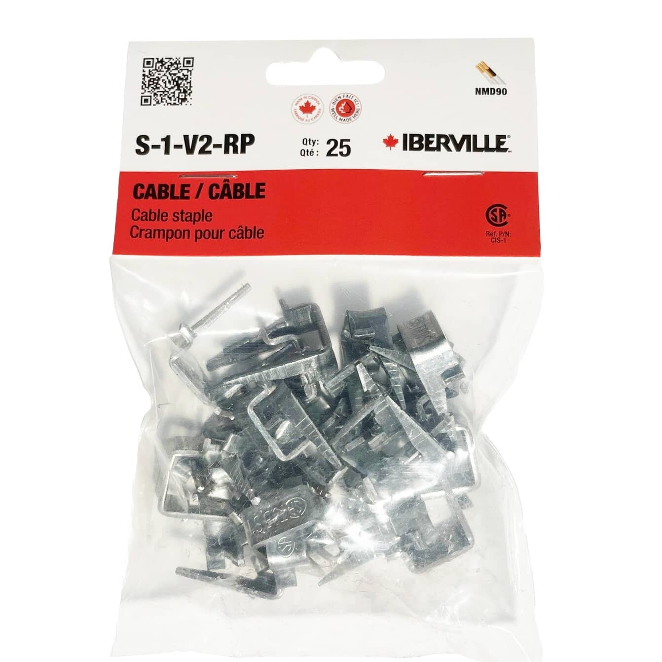 IBERVILLE 12/2 Steel Cable Staples | Home Hardware