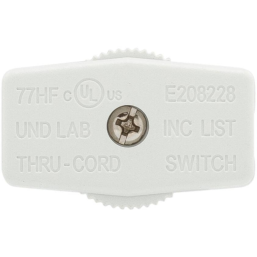 EATON White Feed Thru Cable Thumb Switch | Home Hardware