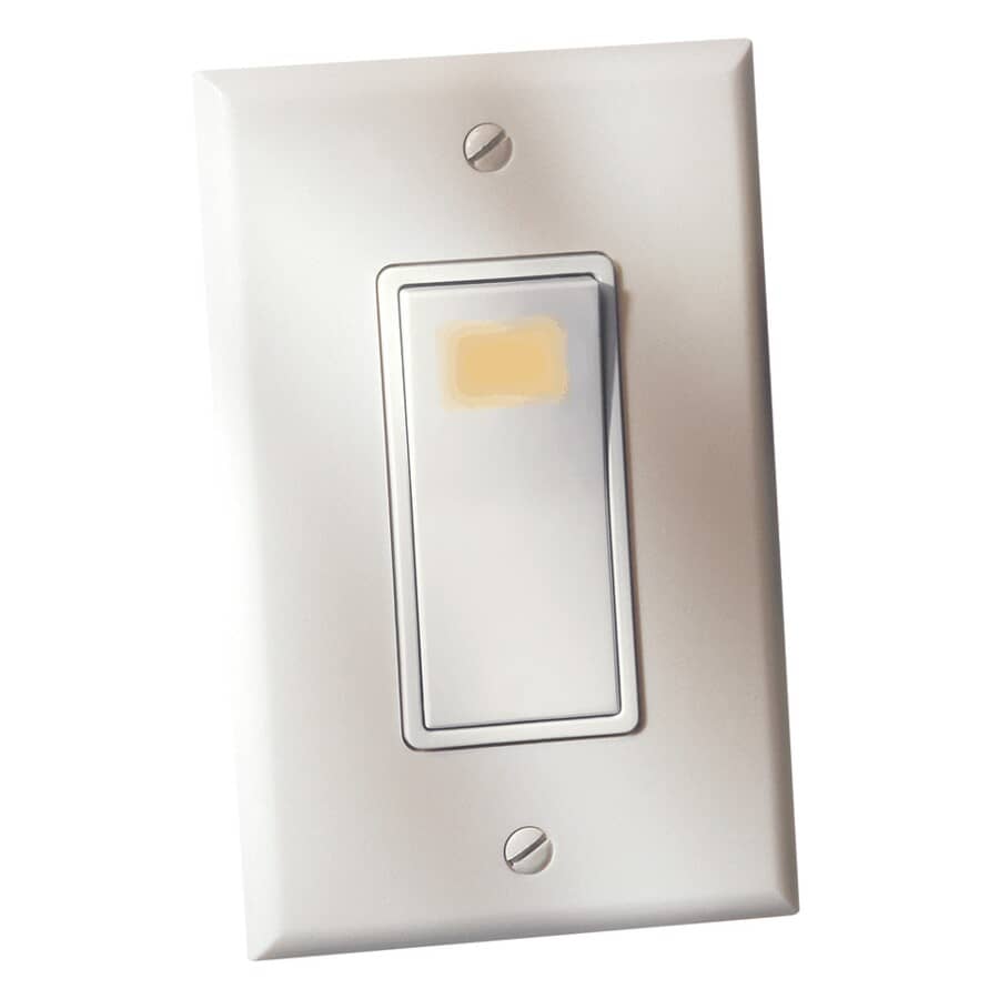 EATON Illuminated Decorator White Light Switch | Home Hardware