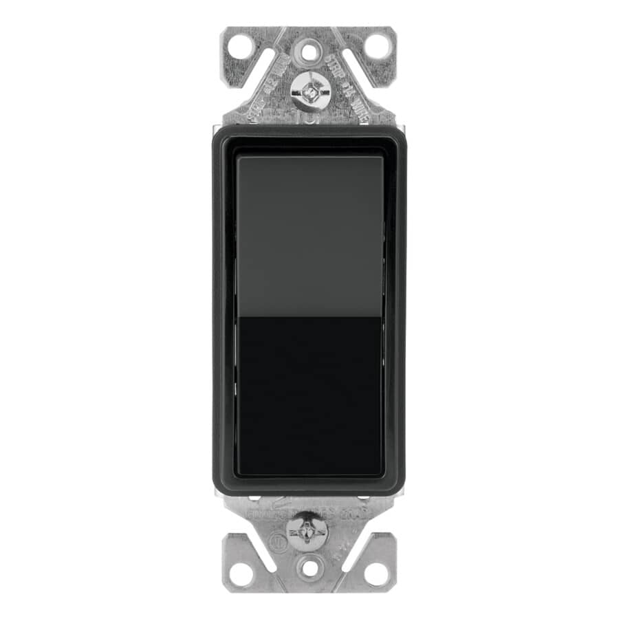 EATON 3 Way Decorator Black Light Switch | Home Hardware