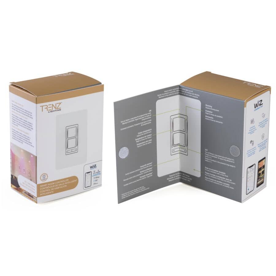 TRENZ LIGHTING Connected by WiZ Smart Room Controller Switch with Wi ...