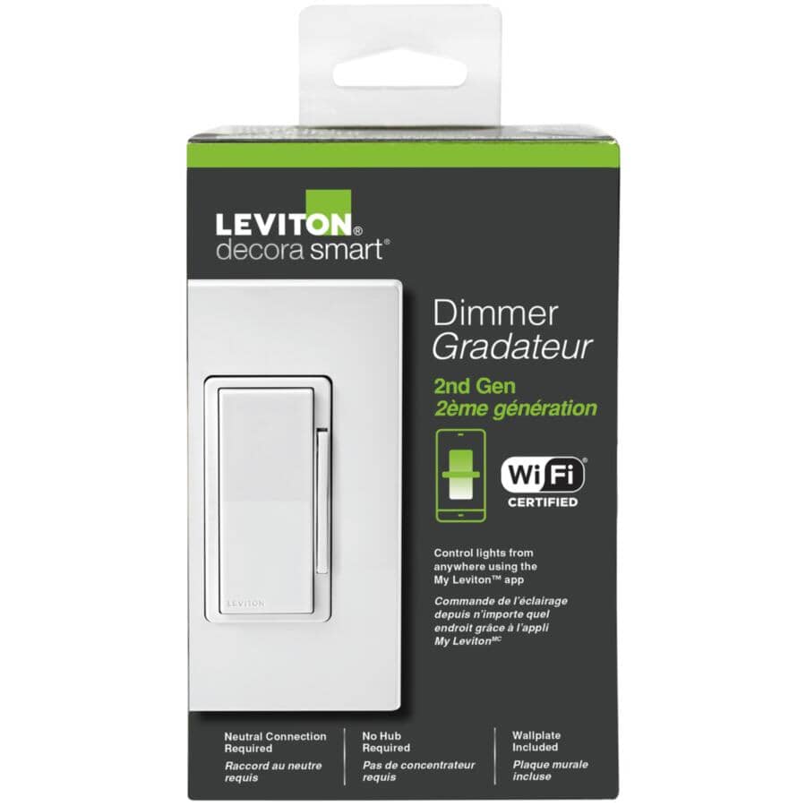LEVITON 2nd Generation White Decora Smart Dimmer Switch | Home Hardware