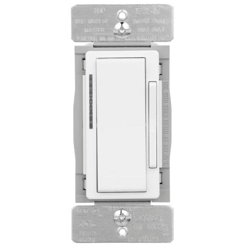 EATON White Smart Dimmer Light Switch, with Wi-Fi Technology | Home ...
