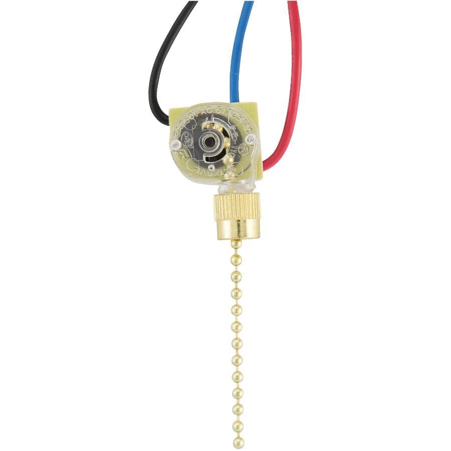 ETLIN DANIELS 3 Wire Pull Chain Canopy Switch | Home Hardware