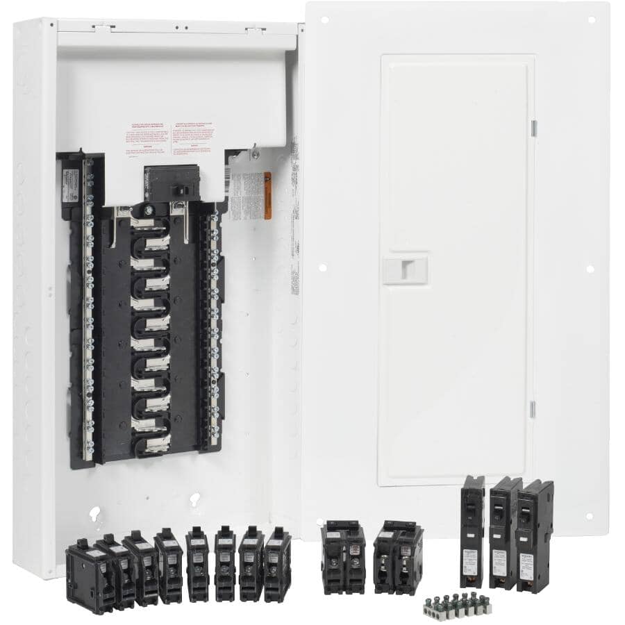 SCHNEIDER ELECTRIC Homeline 100 Amp 24/48 Circuit Arc Fault Plug-On ...