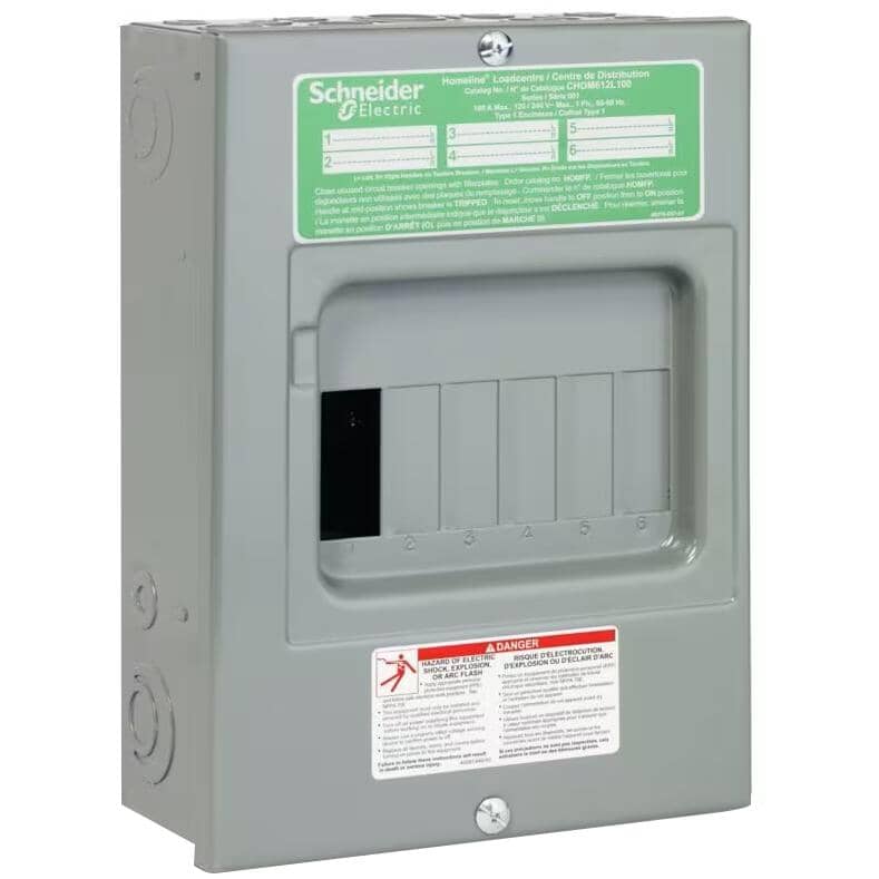 HOMELINE 100 Amp Sub Panel Loadcentre with 12 Circuits | Home Hardware