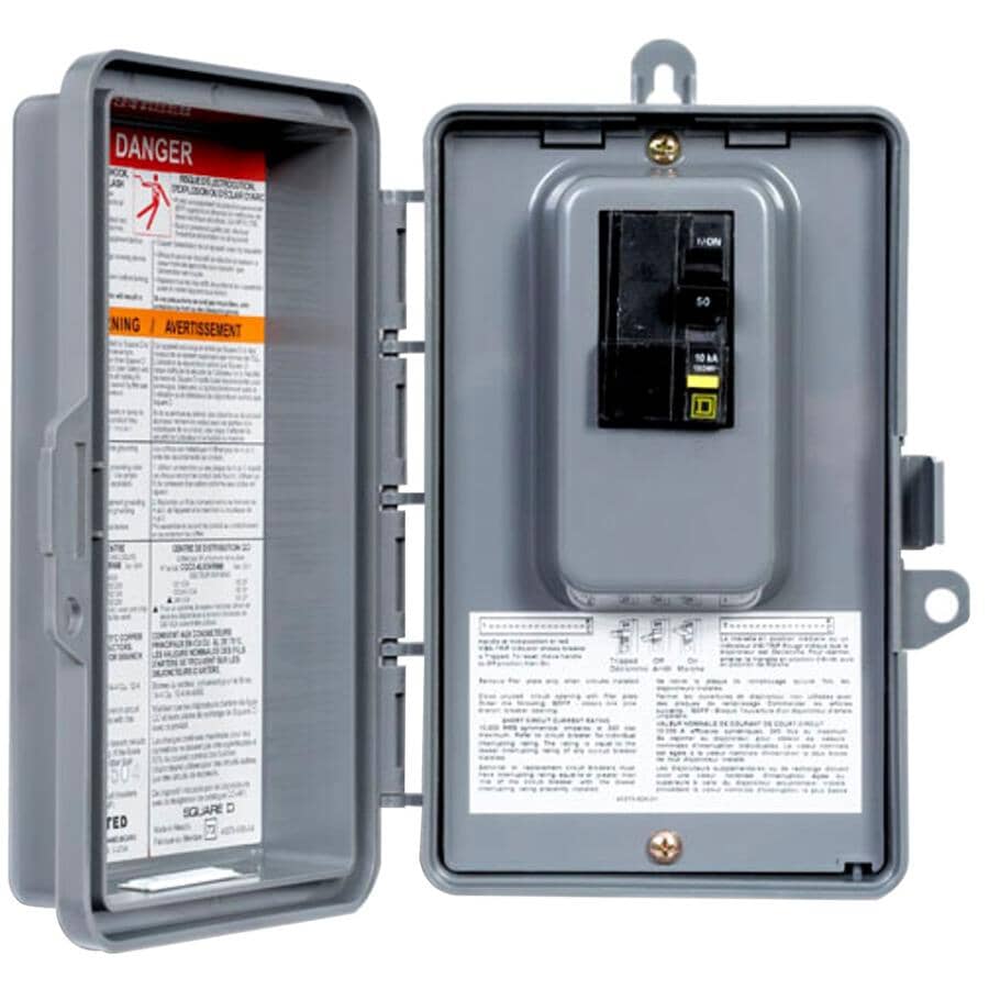 SQUARE D 60 Amp GFCI Spa Panel + Breaker | Home Hardware