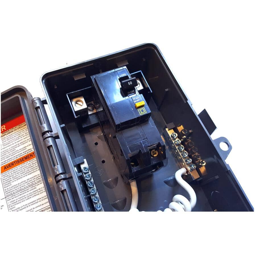 SQUARE D 60 Amp GFCI Spa Panel + Breaker | Home Hardware