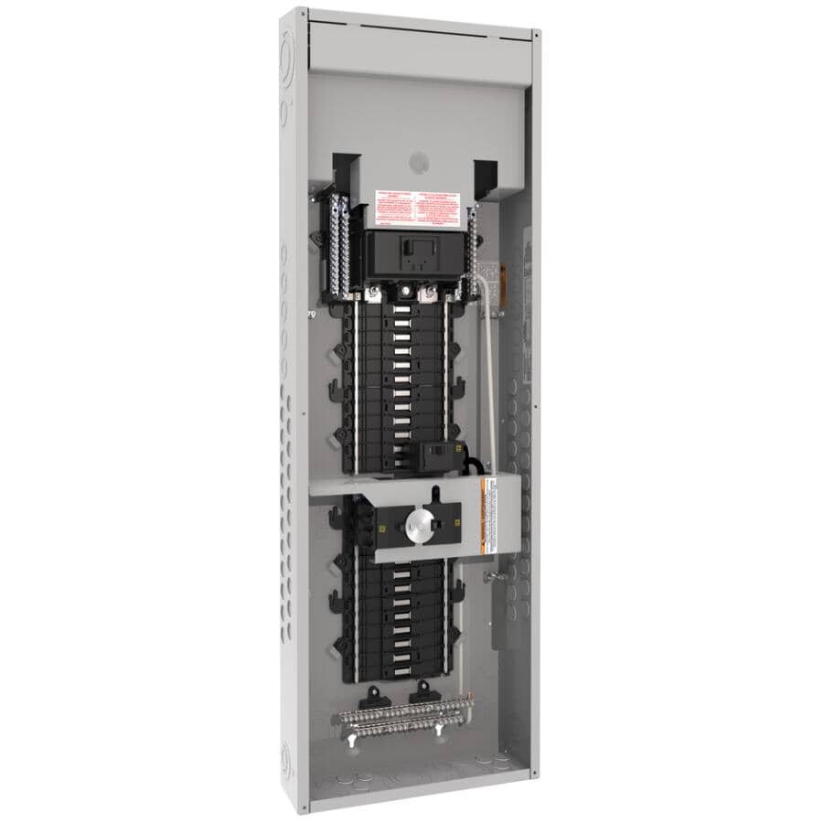 SQUARE D 80 Circuit 200 Amp Combination Generator Panel Box with 36 ...